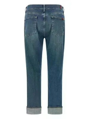 7 For All Mankind Turn-up Hem Jeans
