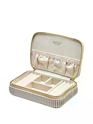 Wolf Bella Zipped Jewellery Box