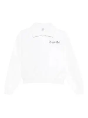 SPORTY & RICH Polo Sweatshirt - White