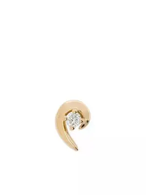 SHAUN LEANE Talon Diamond Stud Earring - Gold