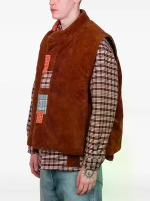 STORY MFG. Sahab Cord Patchwork Gilet