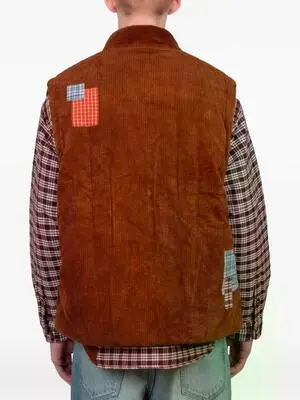 STORY MFG. Sahab Cord Patchwork Gilet
