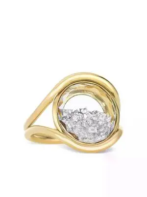 Moritz Glik Cascavel Circle Diamond Ring - Gold