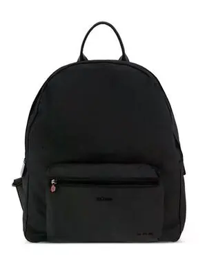 Kiton Zip Front-pocket Backpack - Black