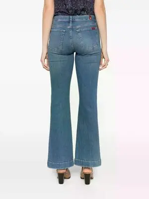 7 For All Mankind Studded Flare Jeans