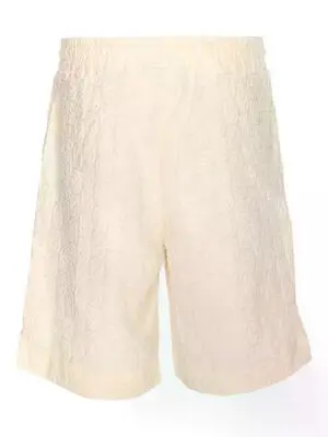 Drole De Monsieur Elasticised-waist Track Shorts - Neutrals