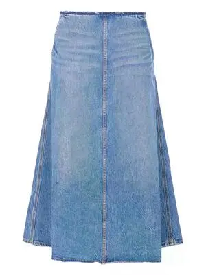Alexander Wang A-line Denim Maxi Skirt
