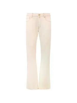BILLIONAIRE Five-pocket Jeans With Embroidered Detail - Neutrals