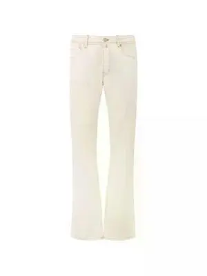 BILLIONAIRE Five-pocket Jeans With Embroidered Detail - Neutrals