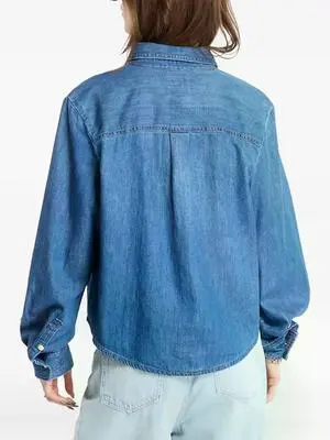 Calvin Klein Long-sleeve Denim Shirt - Blue