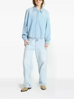 Calvin Klein Long-sleeved Cropped Shirt