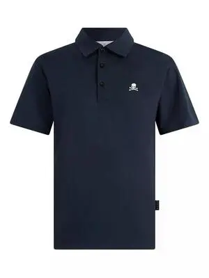 Philipp Plein Logo Polo Shirt - Blue