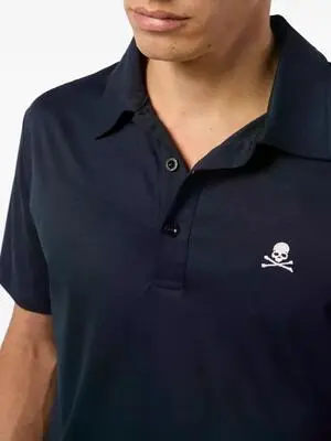 Philipp Plein Logo Polo Shirt - Blue