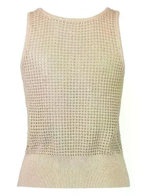 Brunello Cucinelli Scoop Neck Knit Top