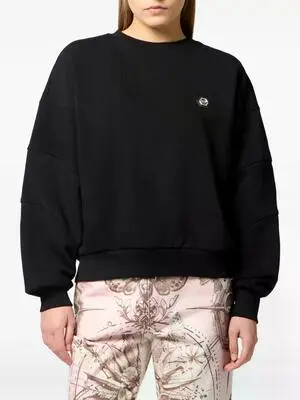 Philipp Plein Logo Appliqué Sweatshirt
