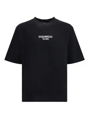 Dsquared2 Logo-detail Round-neck T-shirt - Black