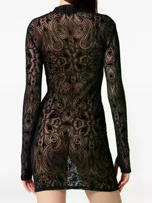 Philipp Plein Long-sleeve Mini Dress