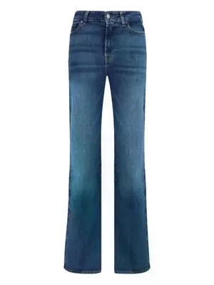 7 For All Mankind Belt-loop Five-pocket Bootcut Jeans