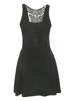 Sandro Sleeveless Lace-inserts Dress