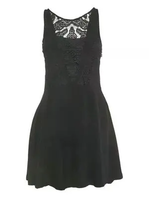 Sandro Sleeveless Lace-inserts Dress