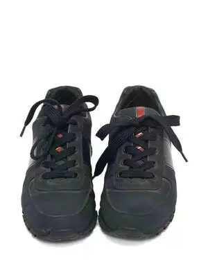 Prada Canvas Lace-up Sneakers