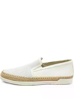 TOD'S Francesina Leather Espadrille Sneakers