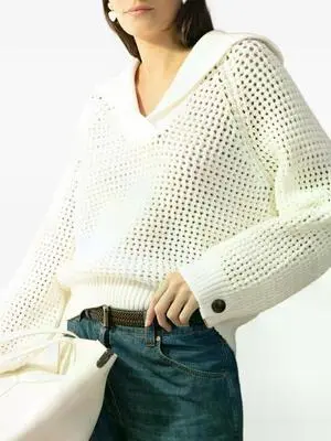 Brunello Cucinelli Sailor-collar Sweater