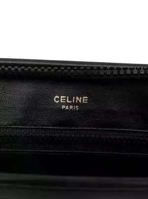 Celine 1990s Logo-patch Clutch Bag