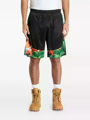 PLEASURES X Boiler Room Aqua Shorts - Black