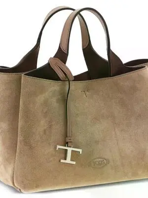 TOD'S Mini Apa Suede Tote Bag