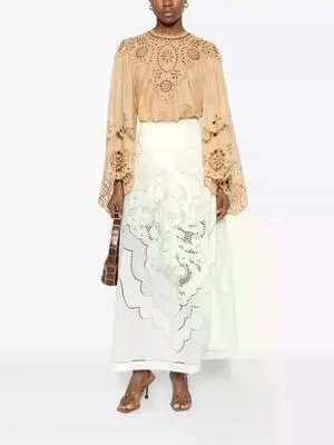 Zimmermann Awaken Embroidered Blouse - Neutrals