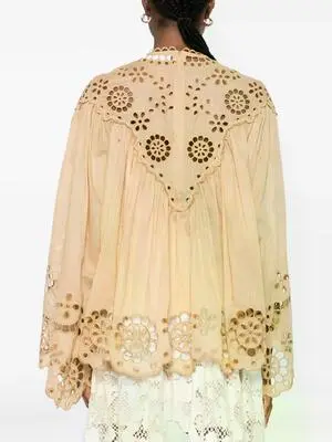 Zimmermann Awaken Embroidered Blouse - Neutrals