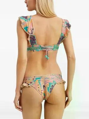 DEL MAAR Huru Ruffled Bikini Top