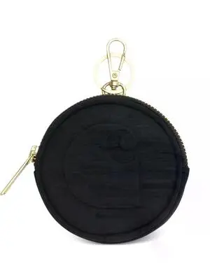 Carhartt Work In Progress Logo-embossed Round Wallet - Black