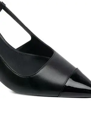 Michael Kors Alina Pointed Slingback Pumps - Black