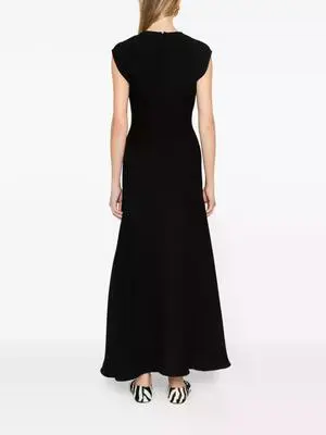 Sportmax Spxpecora V-neck Maxi Dress