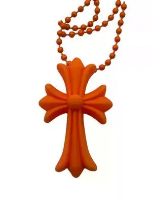 Chrome Hearts Cross Pendant Necklace - Orange