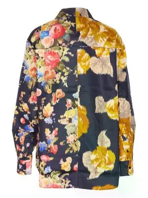 Essentiel Antwerp Floral-print Shirt - Blue