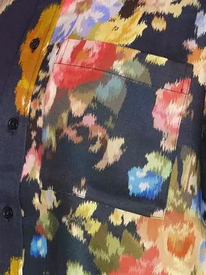 Essentiel Antwerp Floral-print Shirt - Blue
