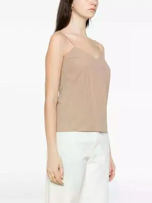 Max Mara V-neck Top - Neutrals