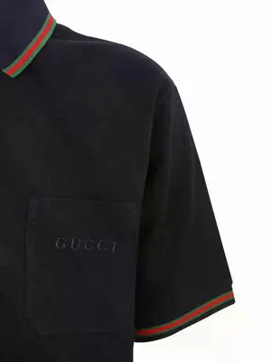 Gucci Chest-pocket Polo Shirt - Blue