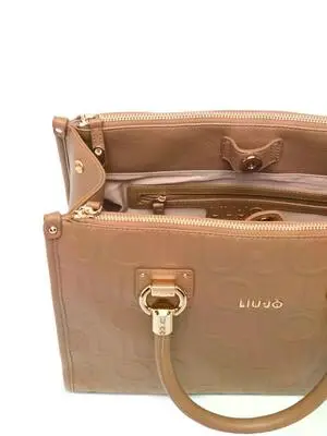 Liu Jo Leather Embossed Satchel