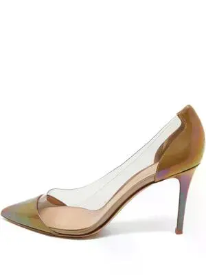 GIANVITO ROSSI Plexi Pointed-toe Pumps 110mm