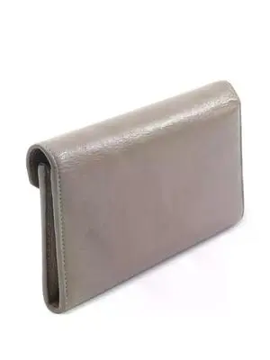 Balenciaga 2000s Bifold Leather Long Wallet