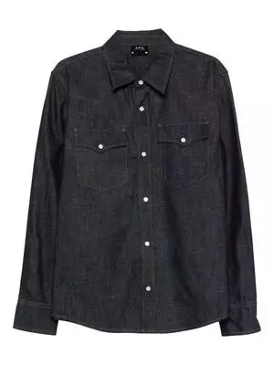 Men's A.p.c. Blue Shirts
