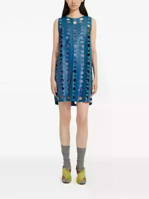 Marni Cut-out Sleeveless Mini Dress