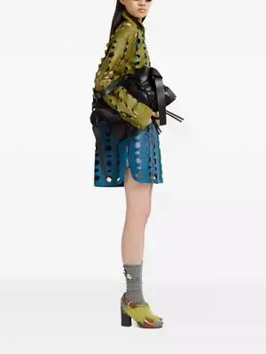 Marni Cut-out Sleeveless Mini Dress