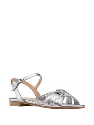 STUART WEITZMAN Keana Knotted-strap Flat Sandals