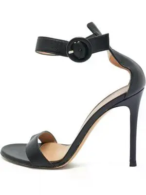 GIANVITO ROSSI Leather High Heel Sandals