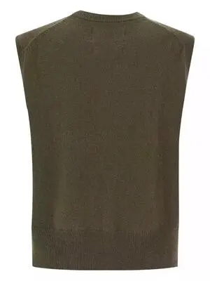 EXTREME CASHMERE X Spencer V-neck Vest - Green